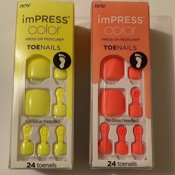 Kiss | Makeup | Kiss Impress Presson Toenails Set Of 2 | Poshmark
